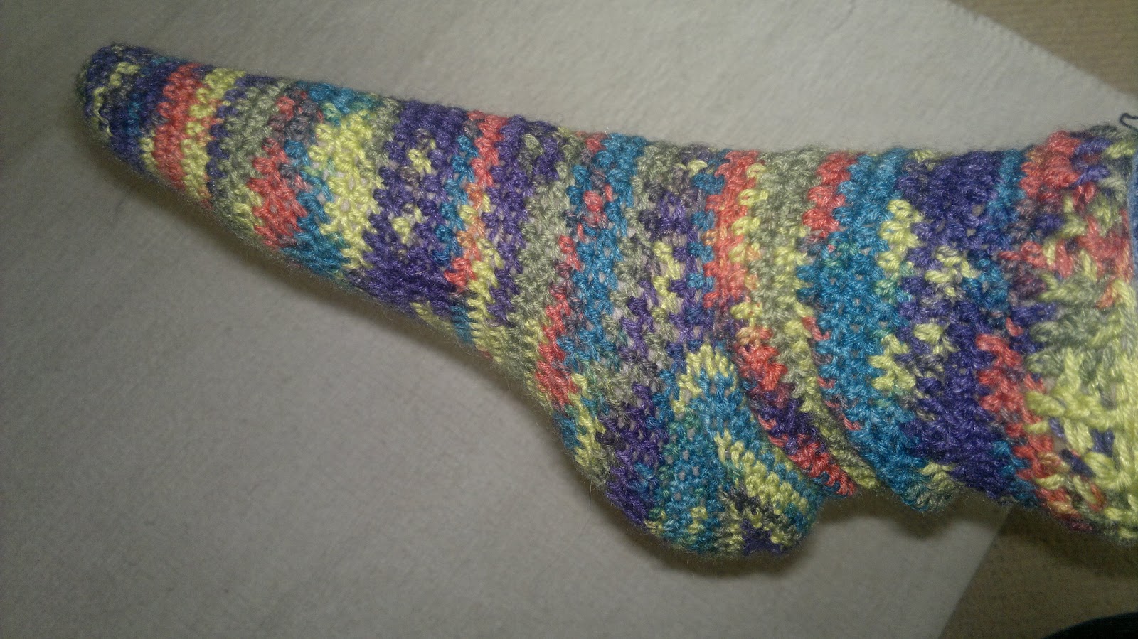 Get Hooked on Crochet: Sock Mad and it's GAD 128 + Email pics from Pupil