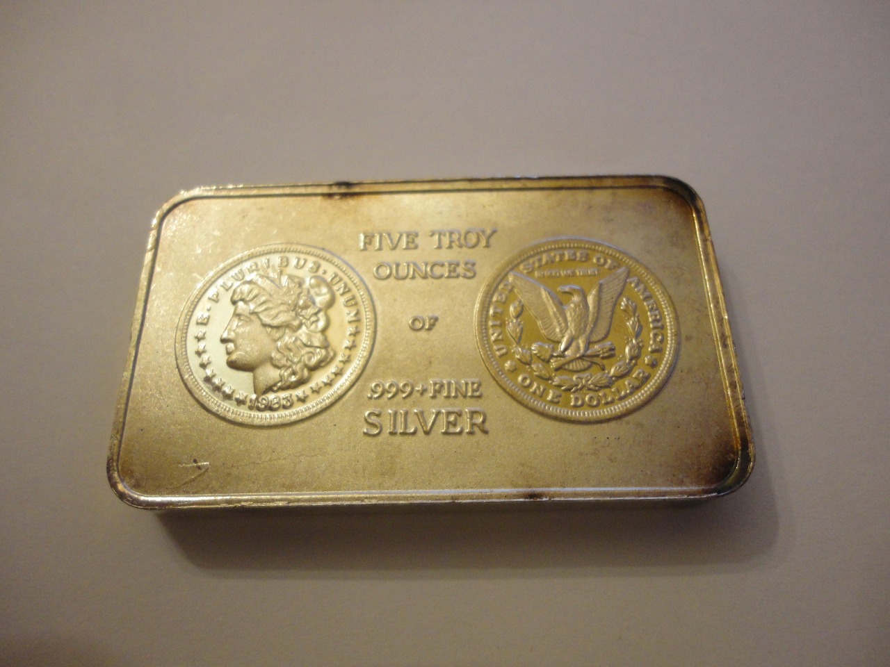 Silver Gold Bar: Rare Poured and Other Silver Bars from the 70's and 80 ...