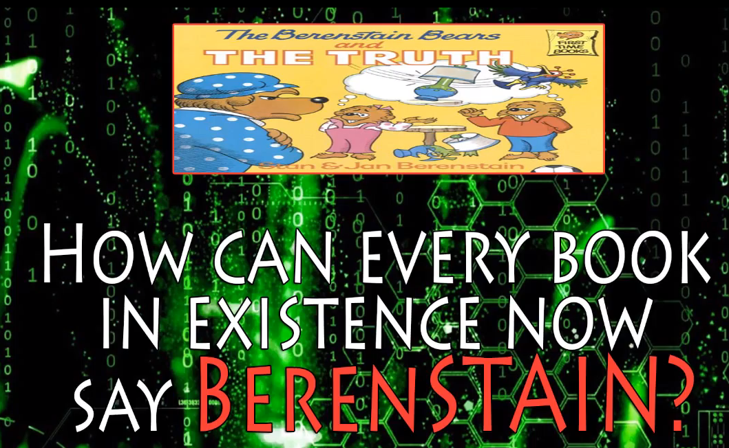free to find truth: 44 | Berenstein to Berenstain Bears?