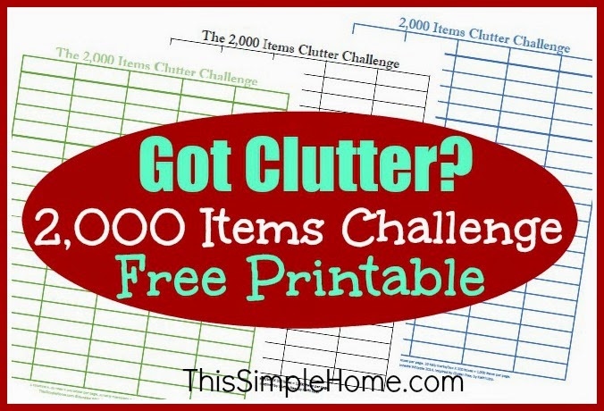 Clutter Free Printables - This Simple Home