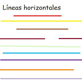 Las Clases de 3 años del CEIP TRAJANO: TRAZO VERTICAL Y HORIZONTAL