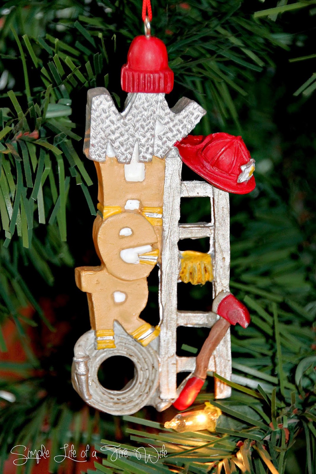 Simple Life of a Fire Wife: New Firefighter Ornaments