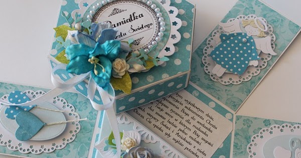 Peninia Art...: Exploding-box na chrzest