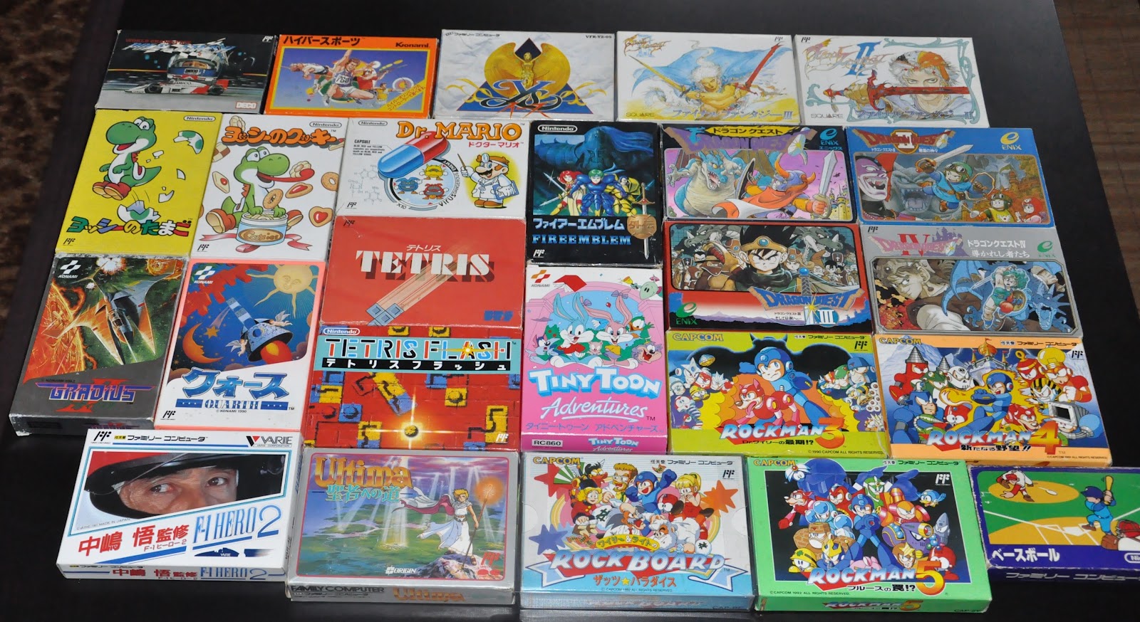 Famicom Fanatic: Some pictures of my CIB Famicom / Super Famicom games