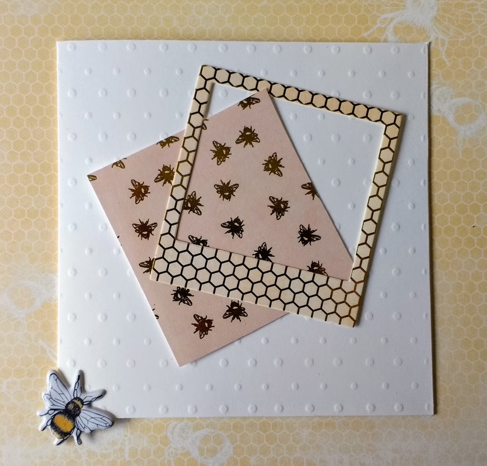 A Passion For Cards: Bee Happy - card tutorial Trimcraft