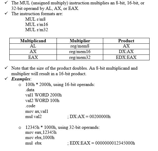 Assembly Language Exercise Part 1