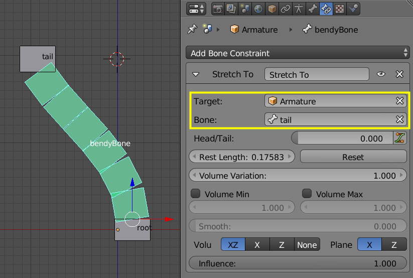 Blender 2.78 Rigging : Bendy Bones