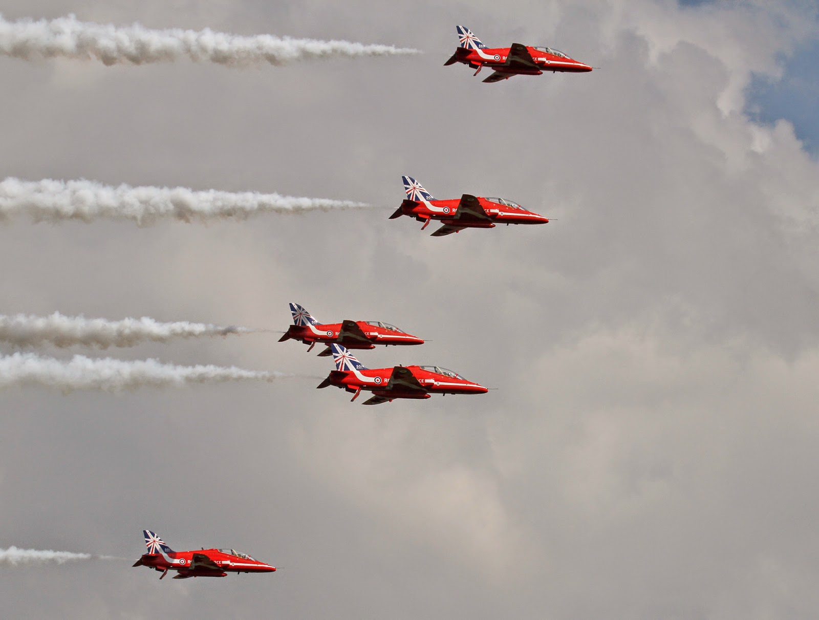 Simon and Karen Spavin: Red Arrows, Waddington 2014