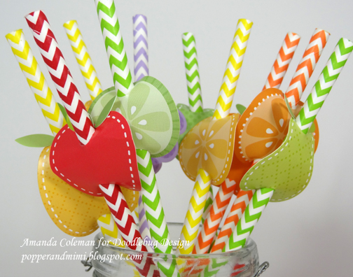 Doodlebug Design Inc Blog: Fruity Inspiration from Kathy & Amanda