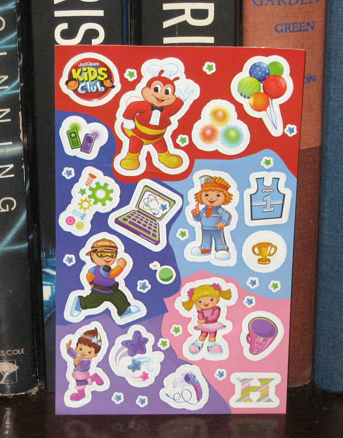 Percy's Fast Food Toy Stories : Jollibee Stickers - JB