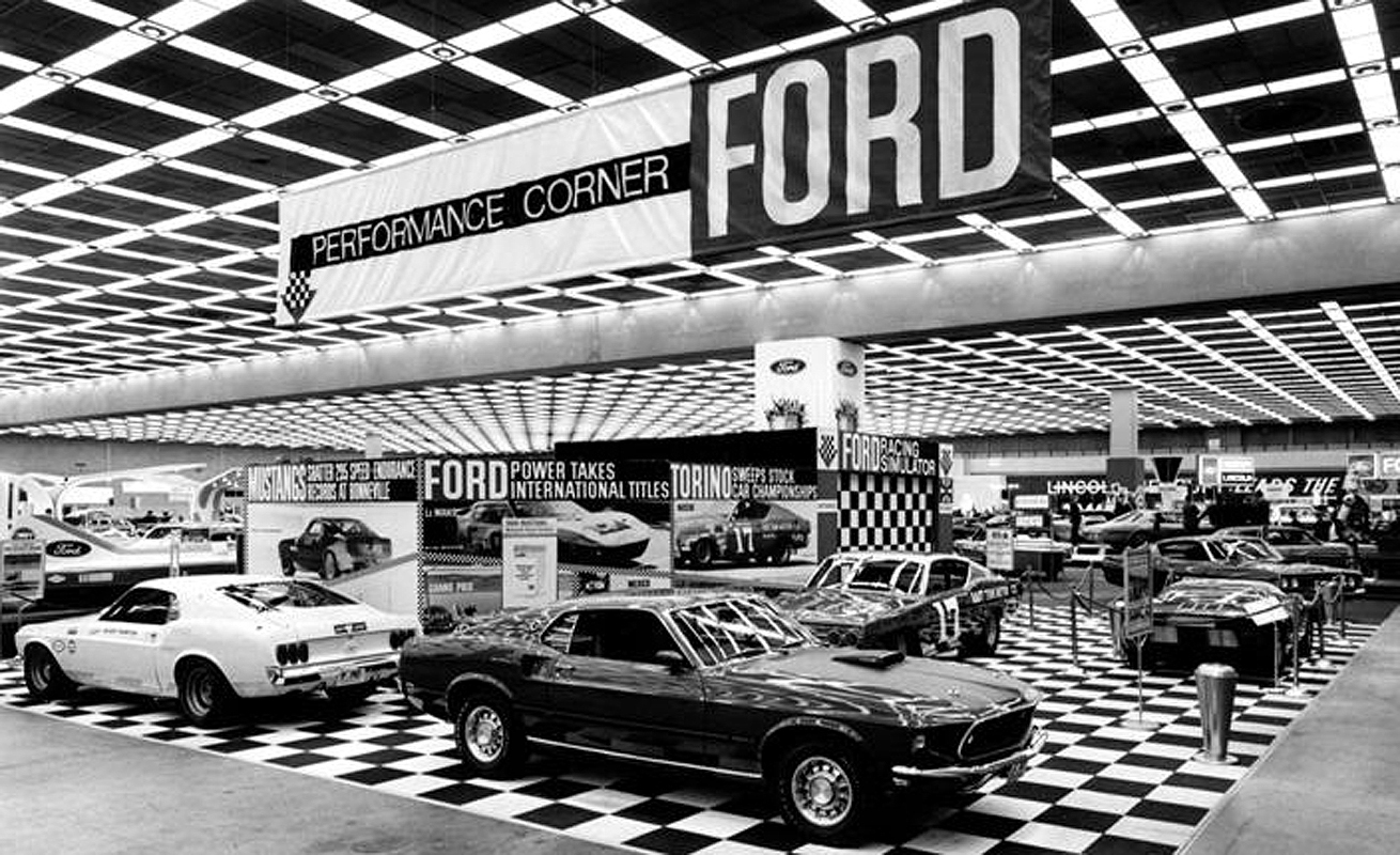 Just A Car Guy: 1968 Detroit Auto Show Ford display