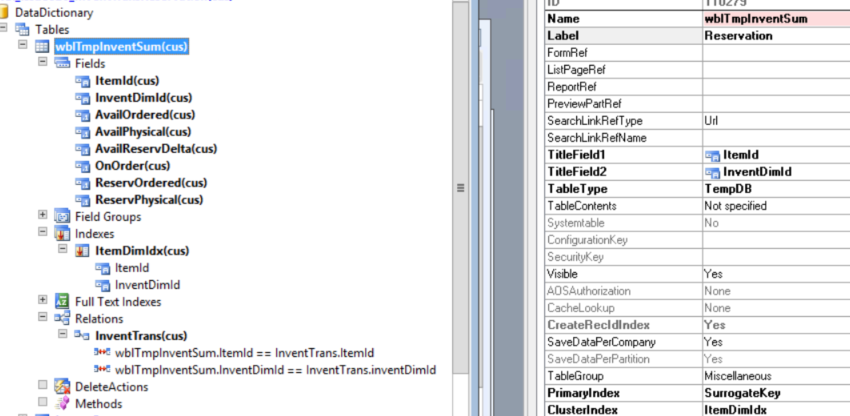 Adventures In Axapta World Tempdb Table Populated In Cil