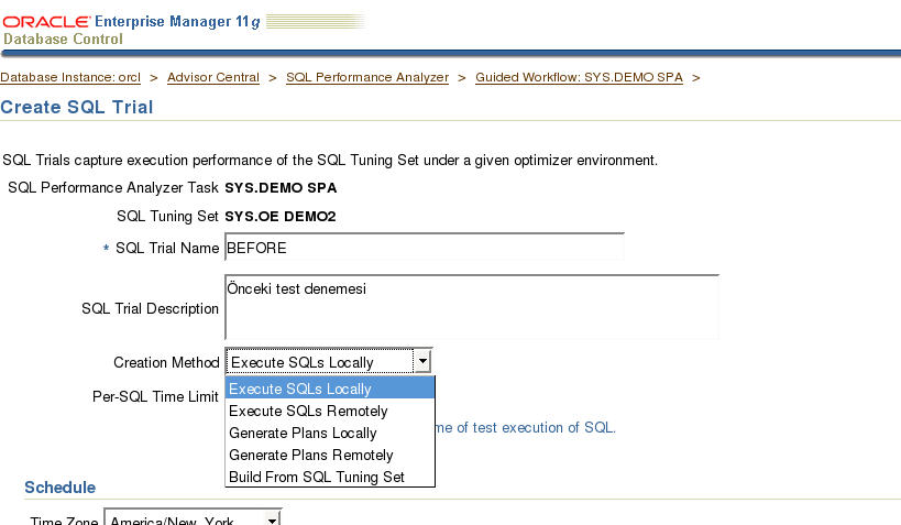 Magic World of Oracle: SQL Performance Analyzer ile SQL komutlarının ...