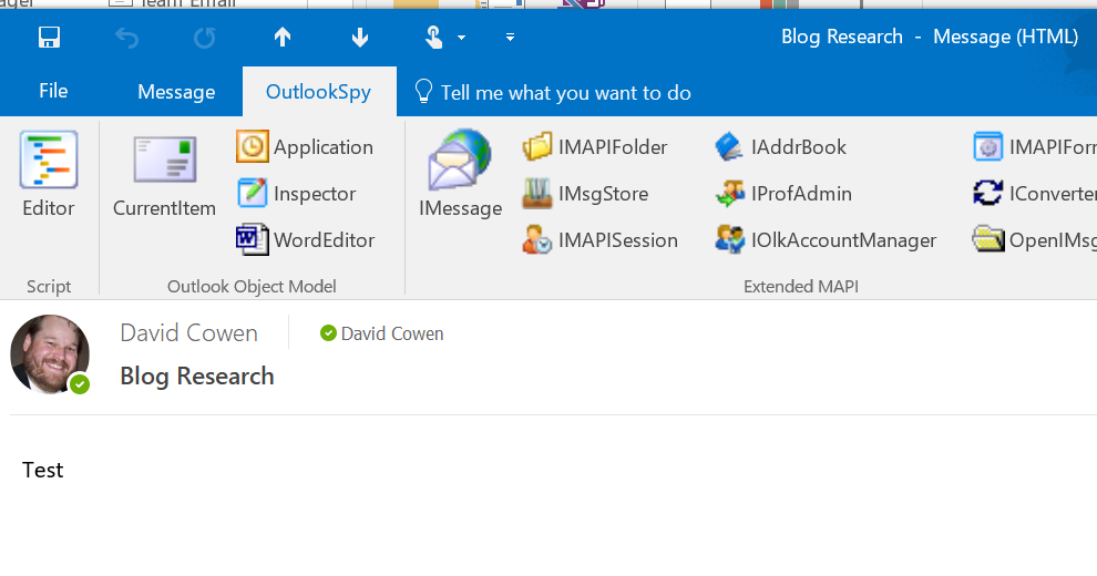 Daily Blog #385:Exploring Extended MAPI Part 2 - Hacking Exposed Computer Forensics Blog