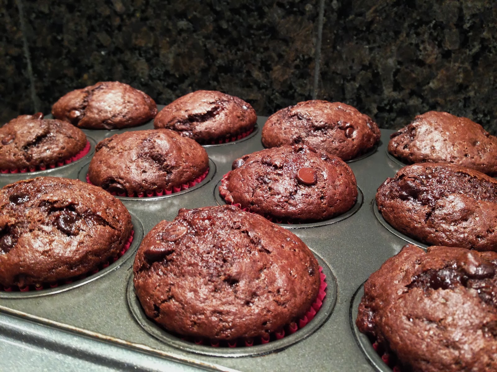 Fueling with Flavour: Dark Chocolate Muffins