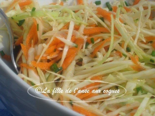 La fille de l'anse aux coques: SALADE DE CHOU TRADITIONNELLE