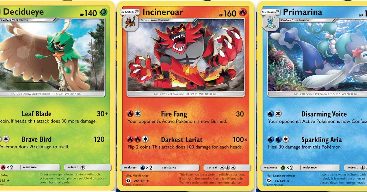 Starter Pokemon Sun And Moon