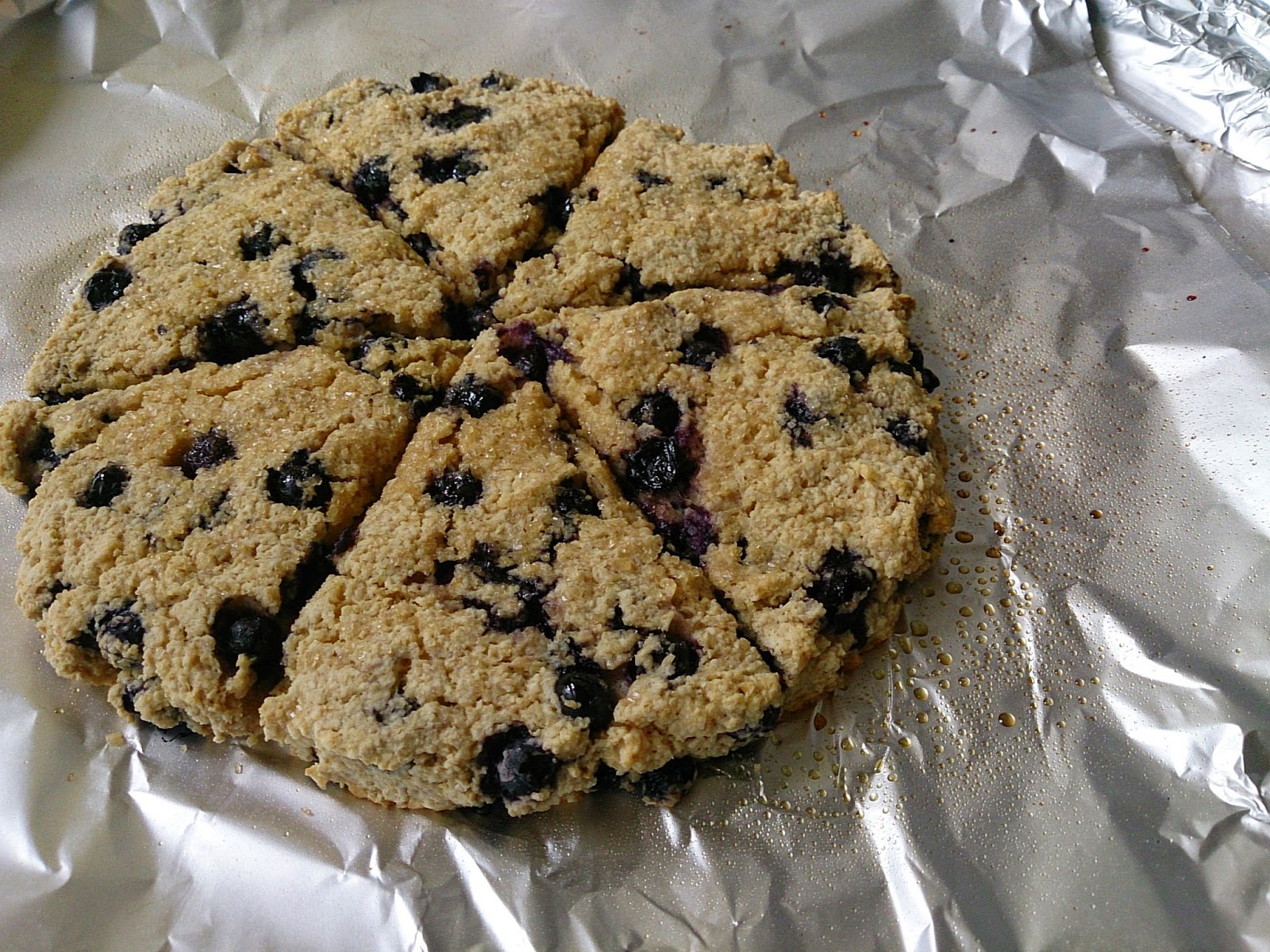 Suzanne's Kitchen : Blueberry scones Simply Filling