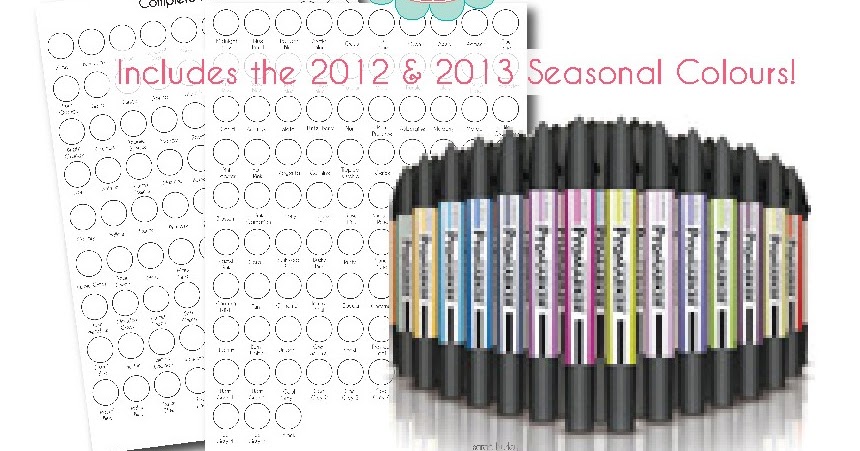 Sarah Hurley Blog: Complete Promarker Colour Chart - Updated for Winter ...
