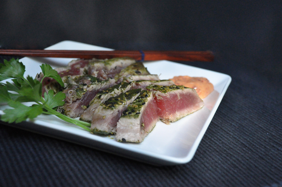 Stealth Cooking: Matcha Sesame Encrusted Tuna