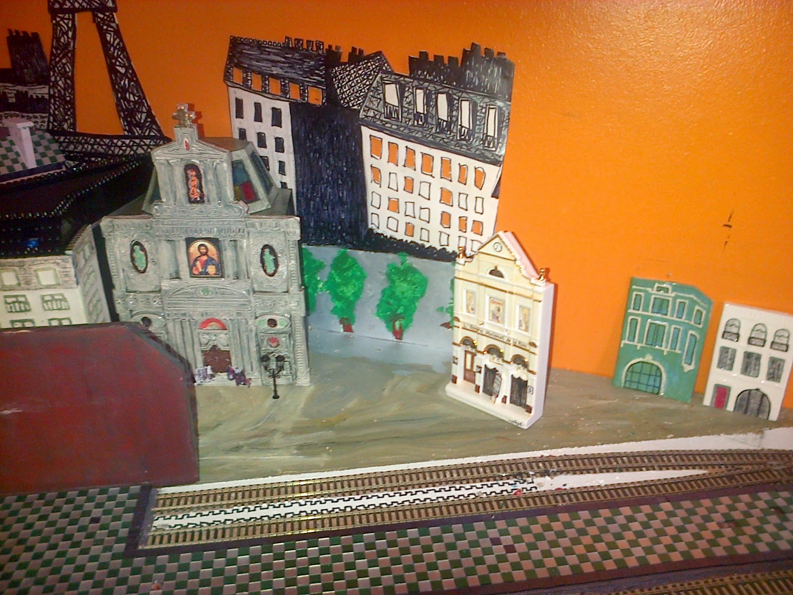 French Model Railway: Switching some buildings around - maybe.