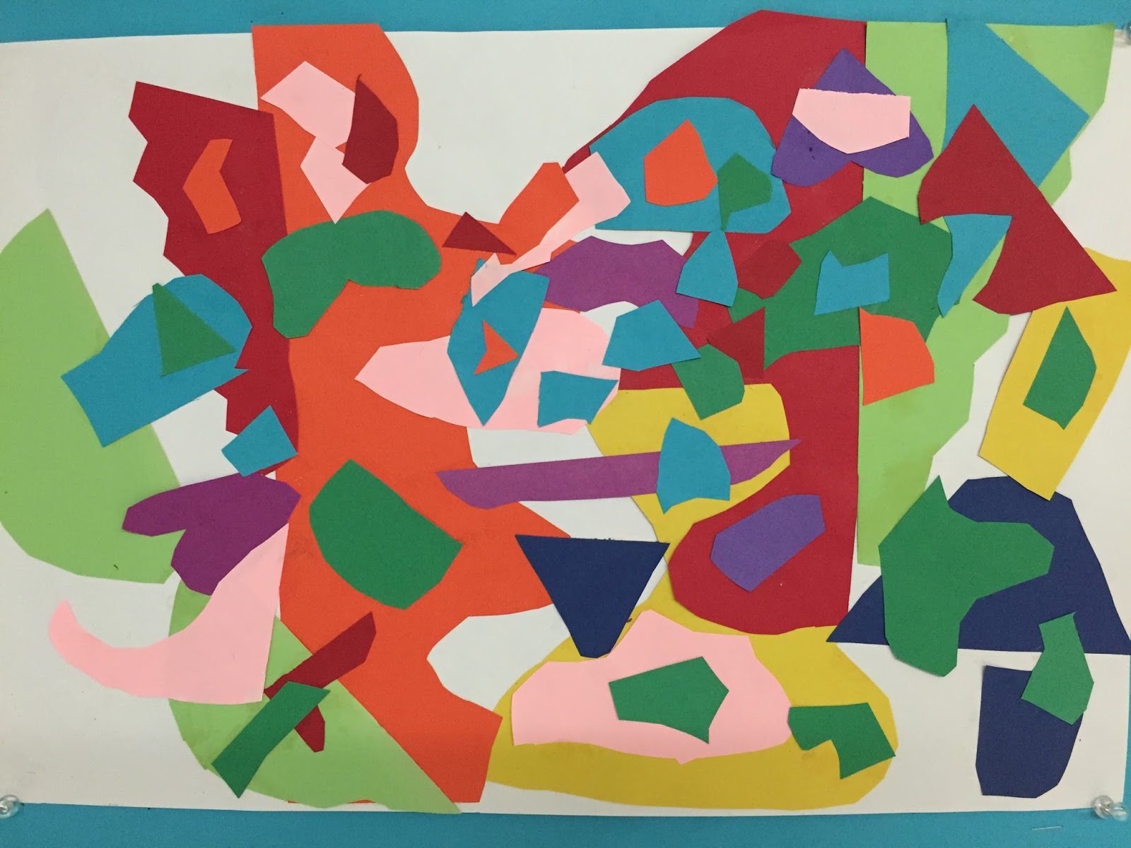 Ms. Curry's Art Room : Grade 1 Henri Matisse Cut Outs