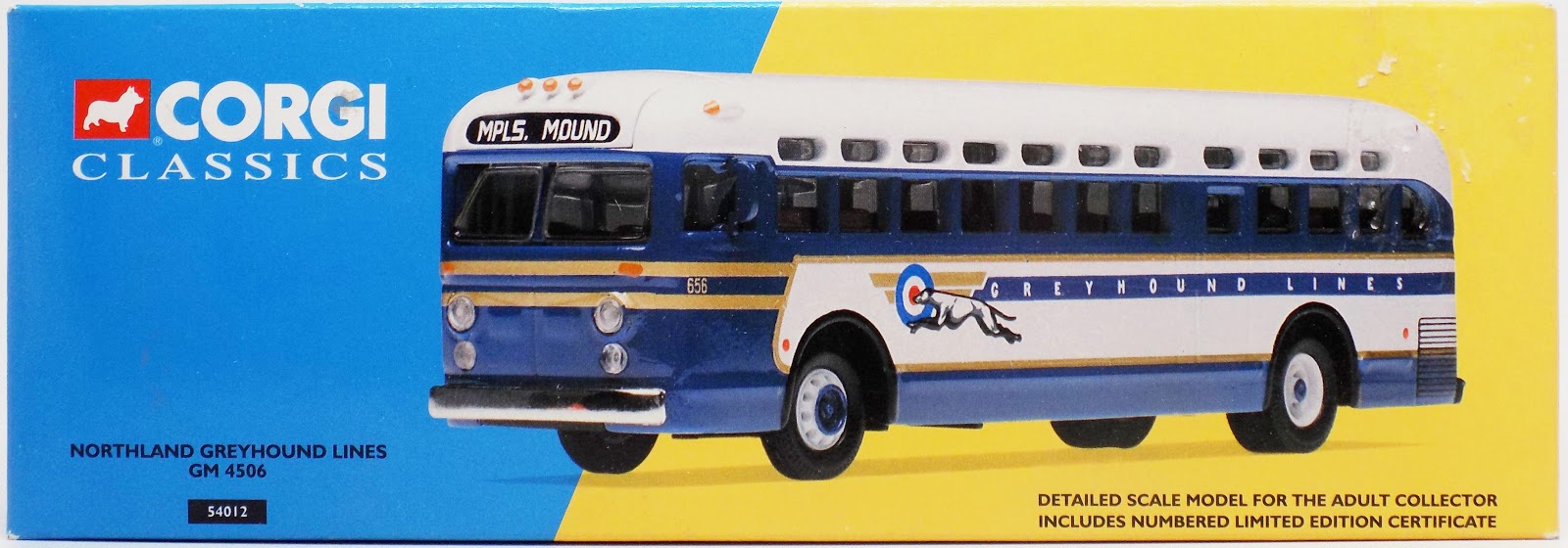 Toys and Stuff: Corgi 1/50 Scale Diecast No. 5401 Northland Greyhound ...