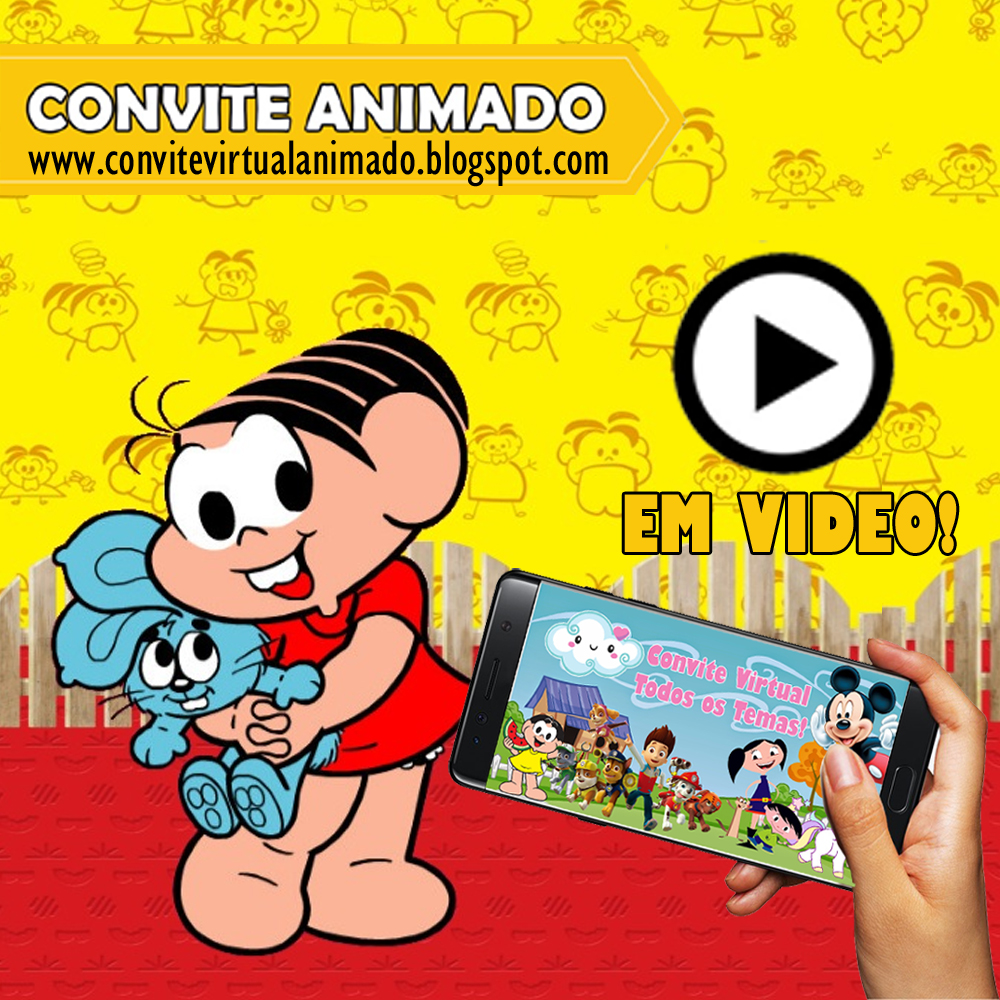 Faça Lindos Convites Virtuais Animados ~ Sua Festa Digital