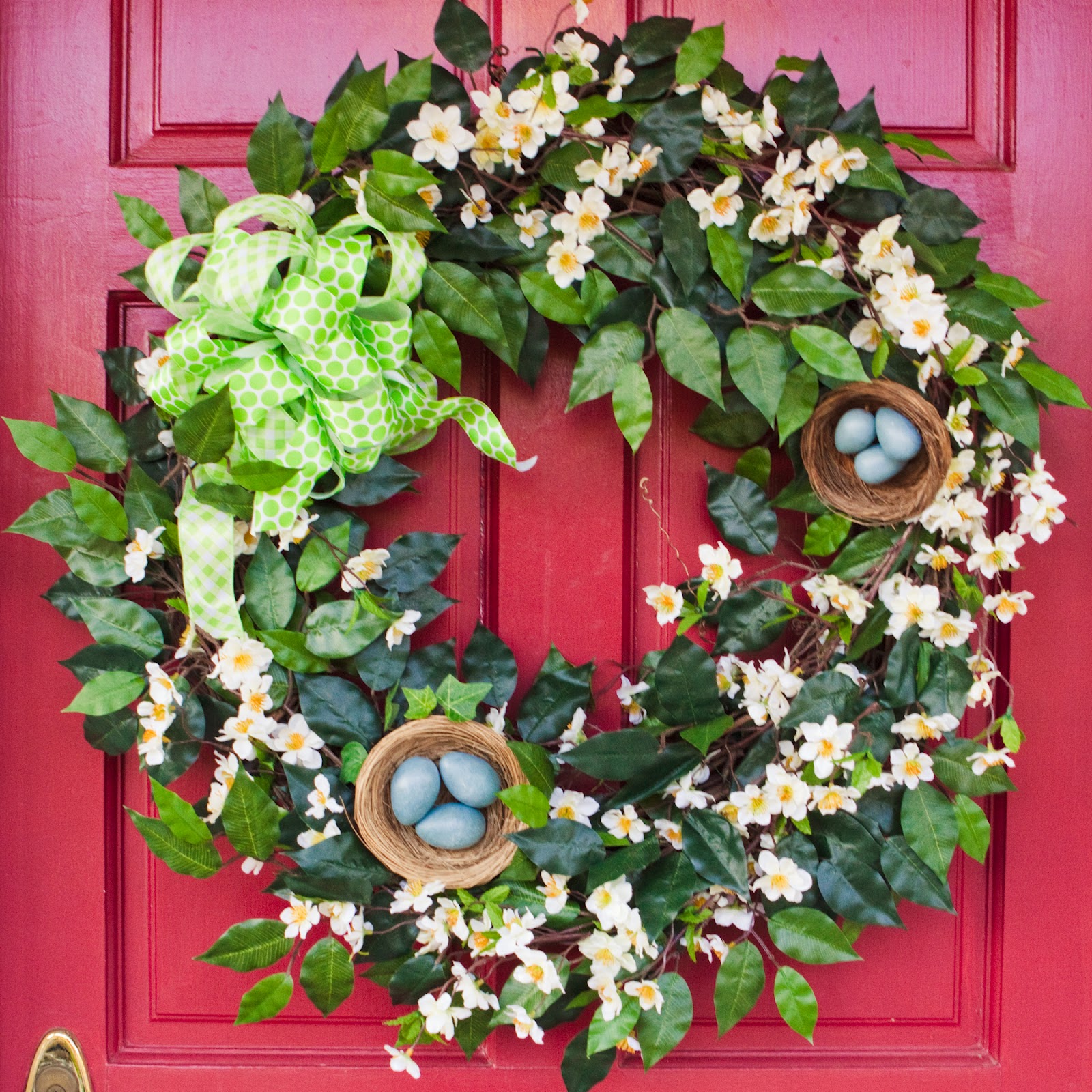 .: March 22 - Wreath for the front door