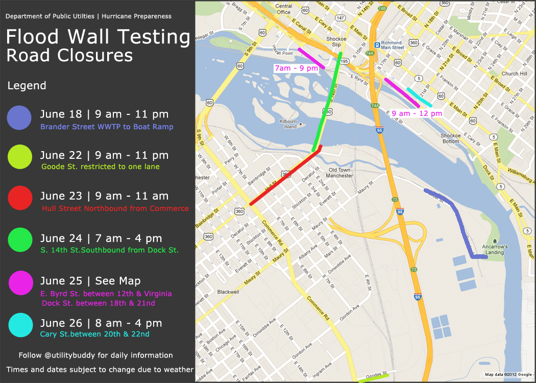 2012 Department of Public Utilities Annual Floodwall Testing