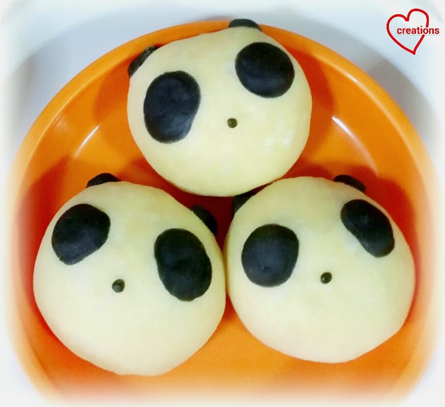 Loving Creations for You: Panda Japanese Milk Buns