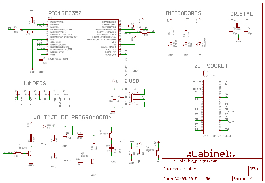 CKT - 001 GRABADOR DE PIC POR USB - Pickit2 Programmer ~ Blog del Profesor Dante Coaguila Mayanaza