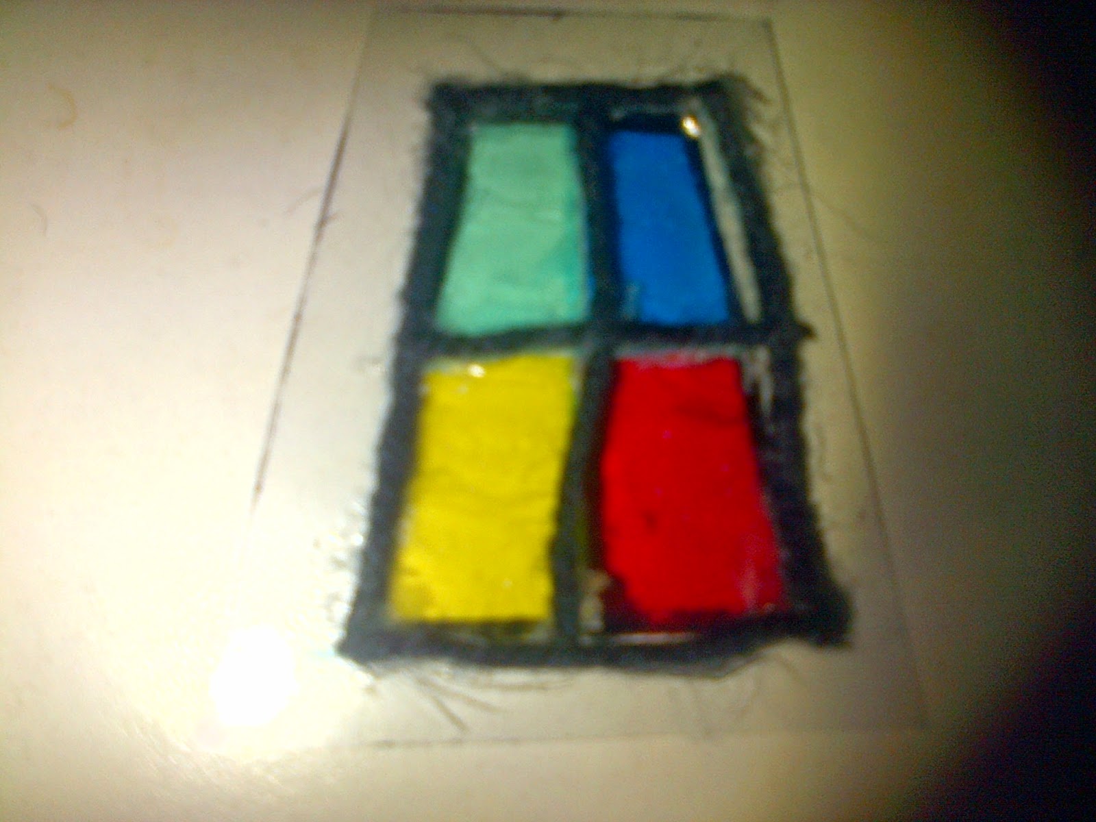 French Model Railway: Fitting HO scale stained glass windows