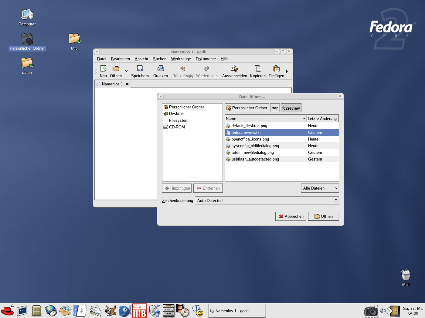 Proyecto - Linux Fedora: Primeros 4 lanzamientos de Fedora