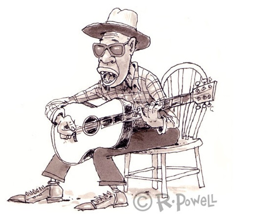 DAVID WASTING PAPER: Drawing the Blues