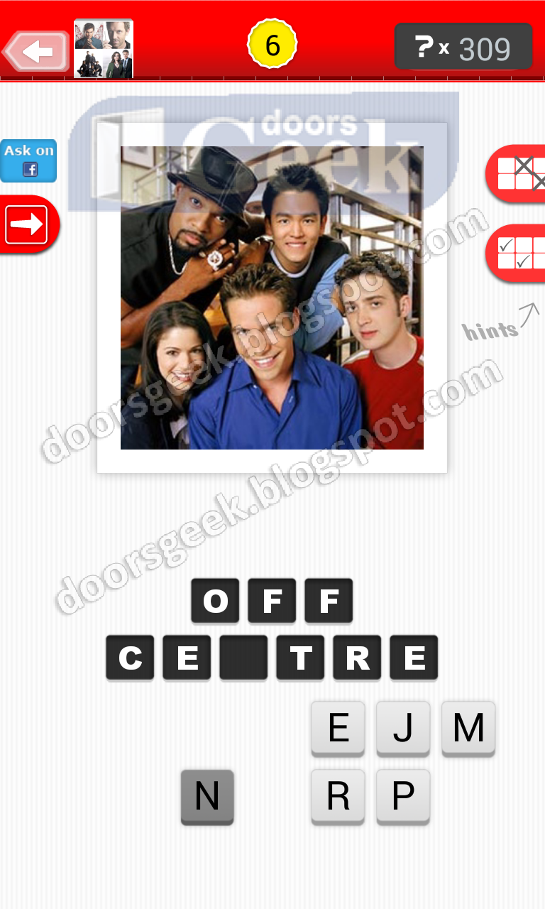 Guess the TV Show - Level 28-6 Answer ~ Doors Geek