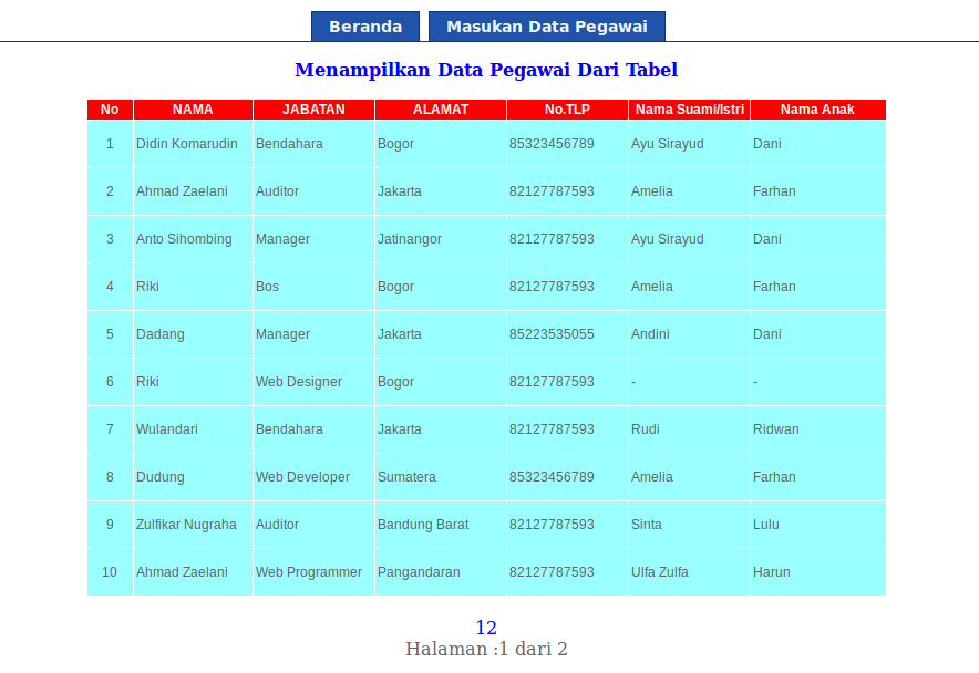 Cara Membuat Aplikasi Penyimpanan Data Pegawai Berbasis Web - Root93
