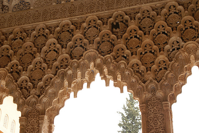 The Geometry in Alhambra of Granada.