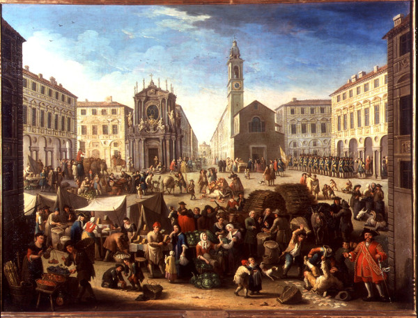 Com'era Piazza San Carlo di Torino, nel XVIII secolo