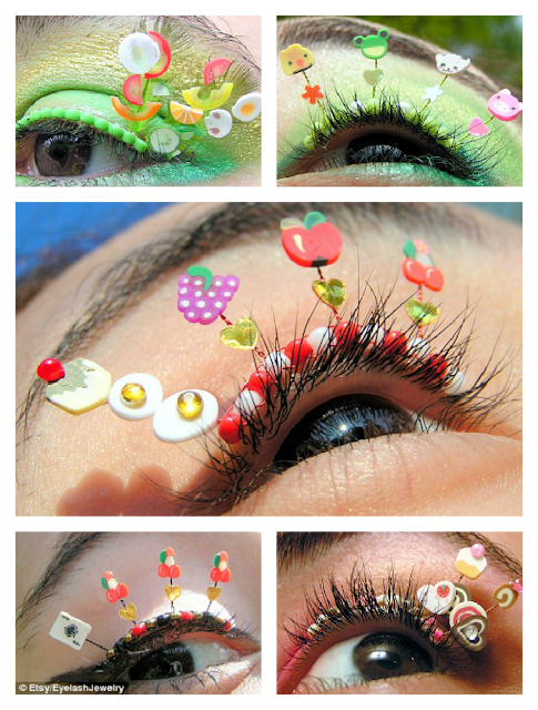 love, elizabethany: nifty?: outrageous eyelash jewelry with fruit and ...