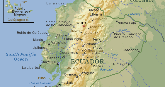 Geografía del Ecuador: Geografía del Ecuador