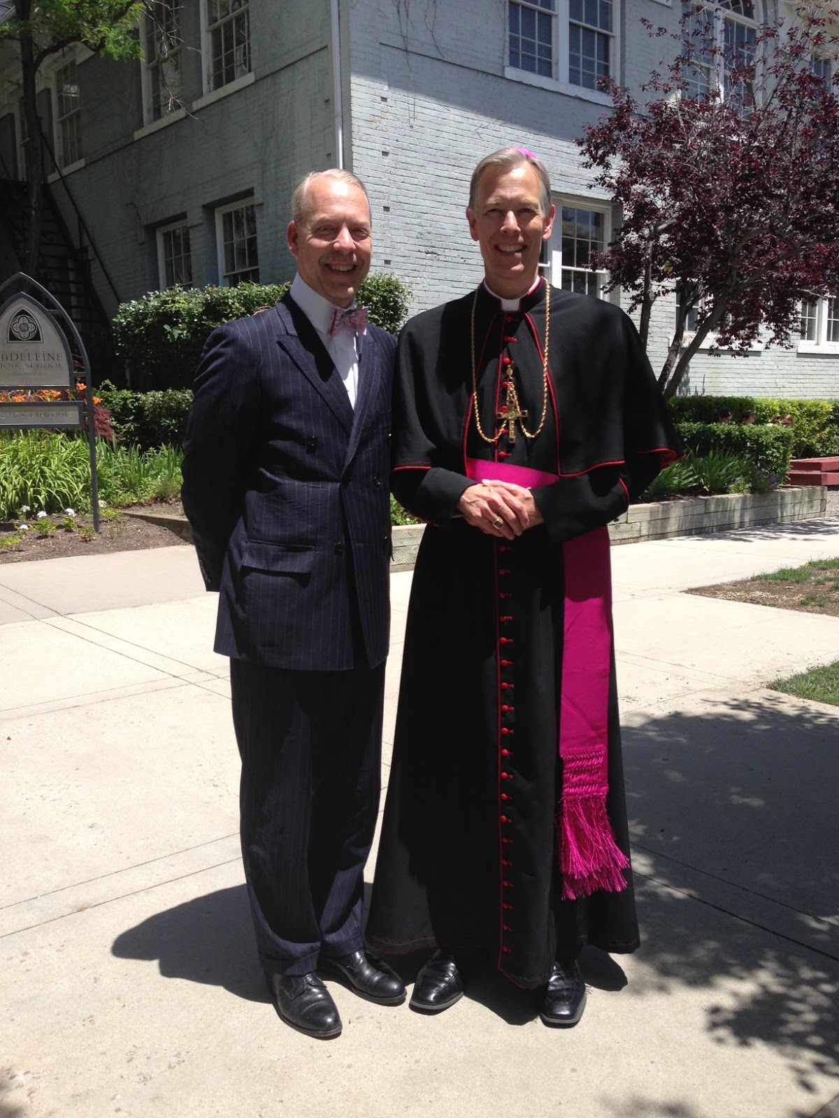 Archbishop Alexander Sample Is about to speak - Chant Café