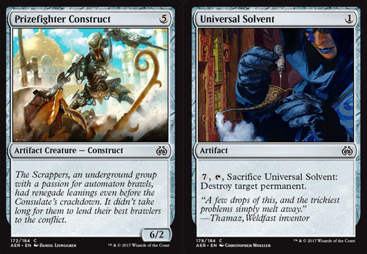 Magic the Gathering Adventures: Aether Revolt Review: Artifacts