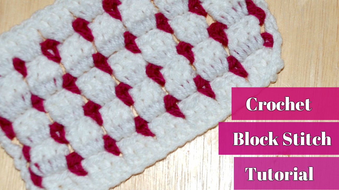 Amy's Crochet Creative Creations: How to Crochet Block Stitch Tutorial