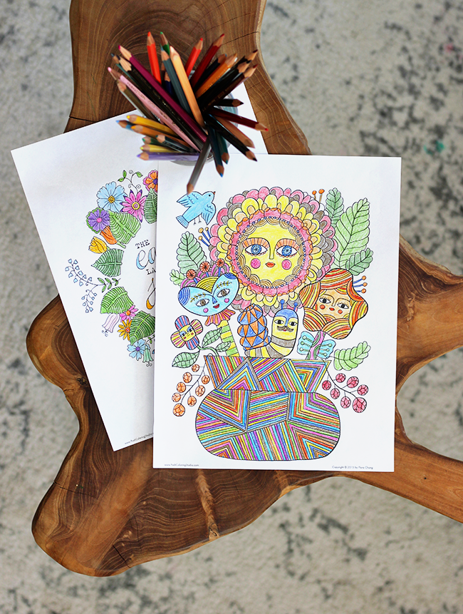 Bubby and Bean ::: Living Creatively: 7 Ways Coloring (Yes, Coloring ...