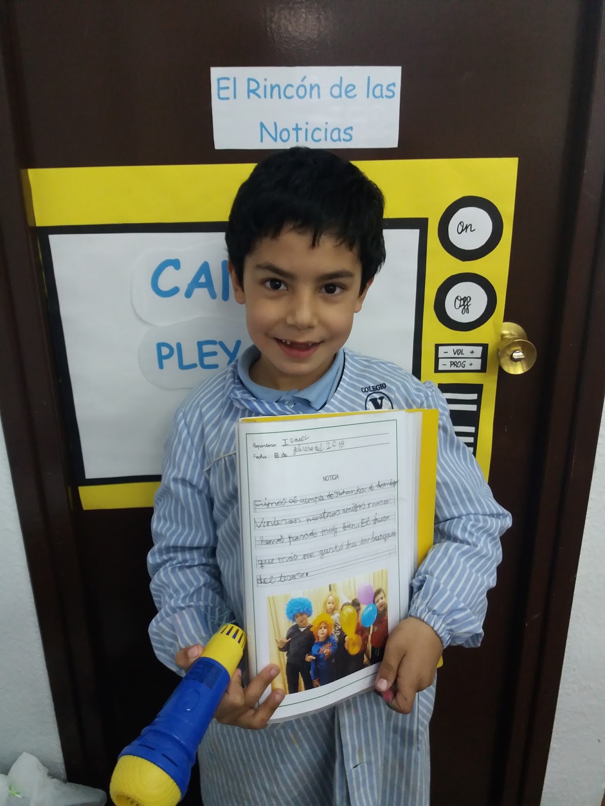 Nuestra clase día a día: DOS NUEVOS REPORTEROS