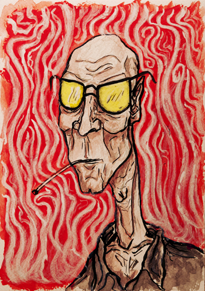 Andrew Kelly Art & Photography: Hunter S. Thompson Illustration