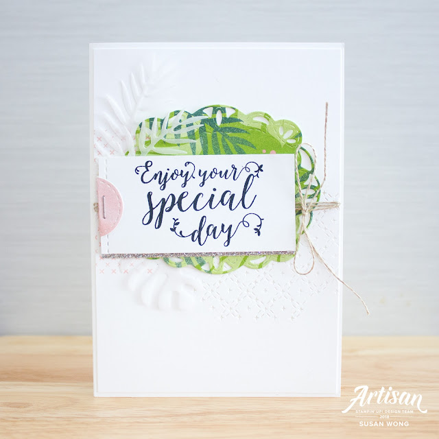 Stitched All Around - Stampin' Up! Artisan Blog Hop