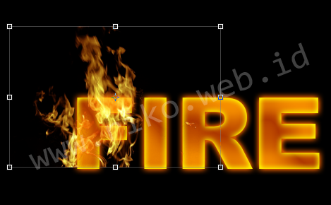Text Efect Api dengan menggunakan editor Photoshop ~ WAHANA BELAJAR DAN ...