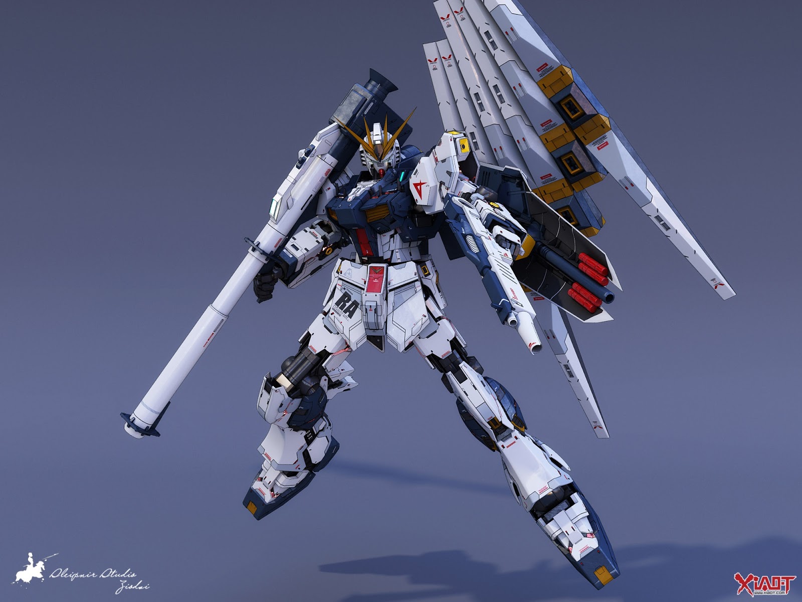 3D Graphics: nu Gundam Variation